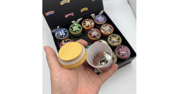 Kaws Moon Rocks Box (1 Oz Jar 16 Pack, Packaging Only)