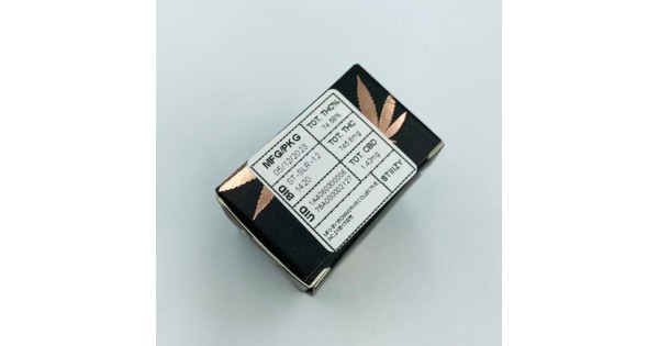 Stiiizy Live Rosin Badder Concentrate Packaging Jar