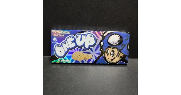 One Up Mushroom Bar Packaging for 3.5 Grams Chocolate