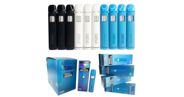 Push Disposable Vape Carts Empty, Push Disposable Packaging