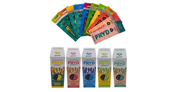 Fryd Carts Empty, Fryd Disposable Packaging (Newest Flavors)