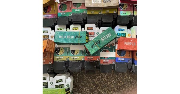 Fryd Carts Empty, Fryd Disposable Packaging (Newest Flavors)