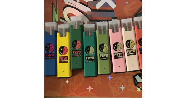 Fryd Carts Empty, Fryd Disposable Packaging (Newest Flavors)