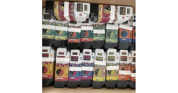Fryd Carts Empty, Fryd Disposable Packaging (Newest Flavors)