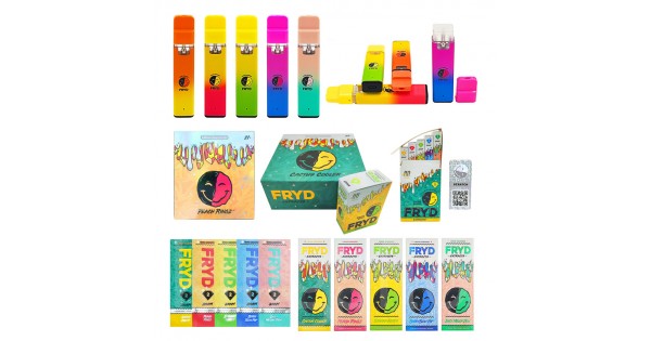 Fryd Carts Empty, Fryd Disposable Packaging (Newest Flavors)