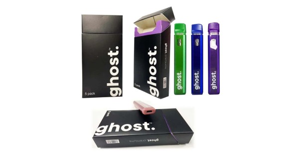 Ghost Weed Pen, Empty 1g THC Disposable Carts
