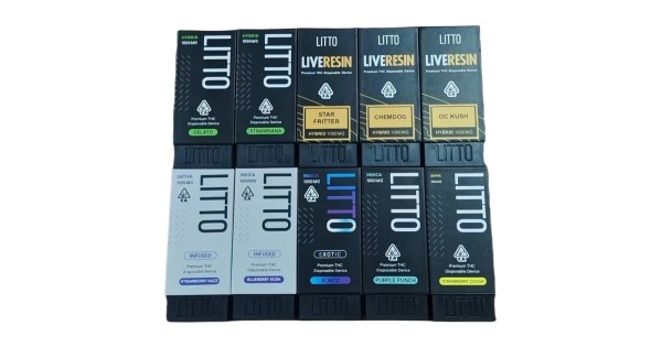 Litto Disposable Vape Pen, 1g Empty Vape Carts