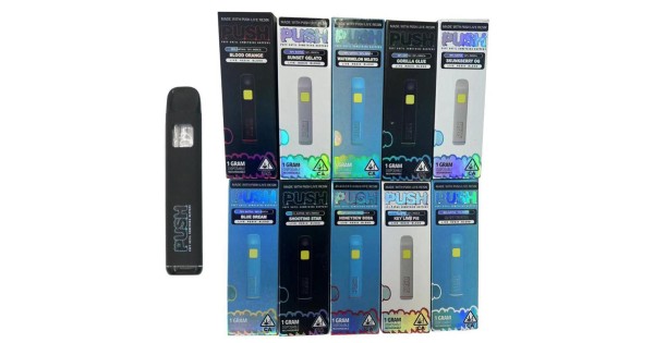 Push Disposable Vape Carts Empty, Push Disposable Packaging