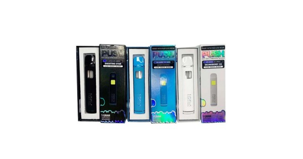 Push Disposable Vape Carts Empty, Push Disposable Packaging