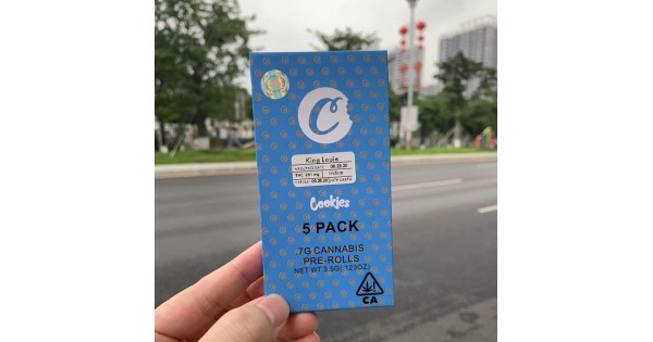 Cookies 5 Pack Pre-roll Packaging Box