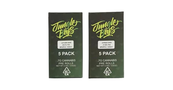Jungle Boys 5 Pack Pre Roll Joint Case